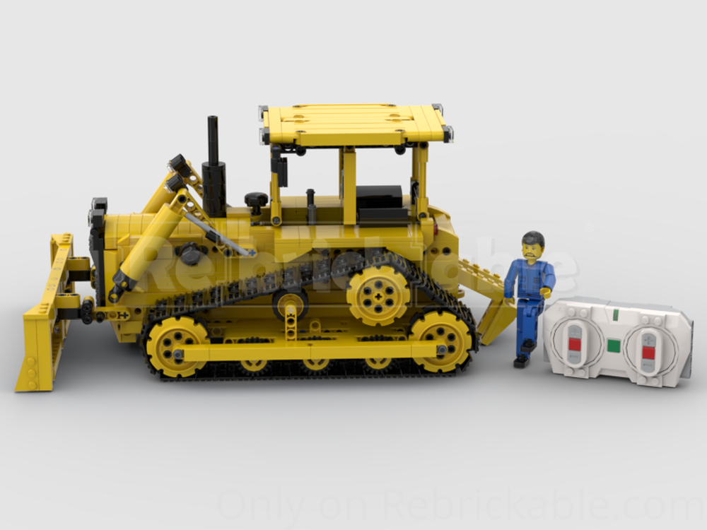 LEGO MOC CAT Bulldozer RC by Mindstorm Boost HUB by TECHNICer83 ...