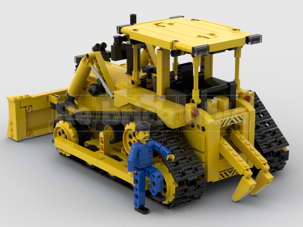 LEGO MOC-233365 CAT Bulldozer RC by Mindstorm Boost HUB by TECHNICer83 ...
