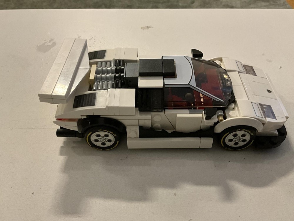 LEGO MOC Tuned Lamborghini countach by Carmoccer | Rebrickable - Build ...
