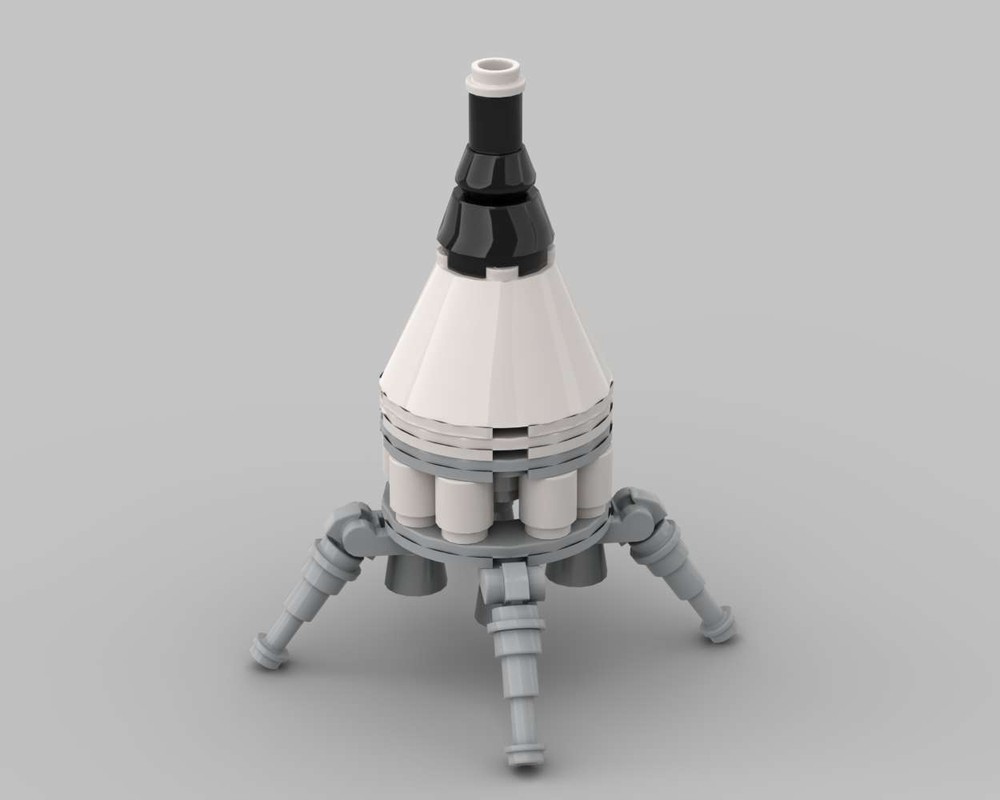 LEGO MOC Gemini Lunar Surface Rescue Spacecraft (1:110) by ...