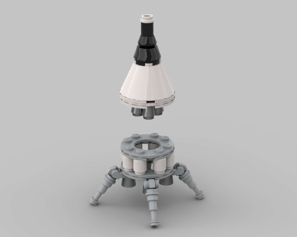 LEGO MOC Gemini Lunar Surface Rescue Spacecraft (1:110) by ...