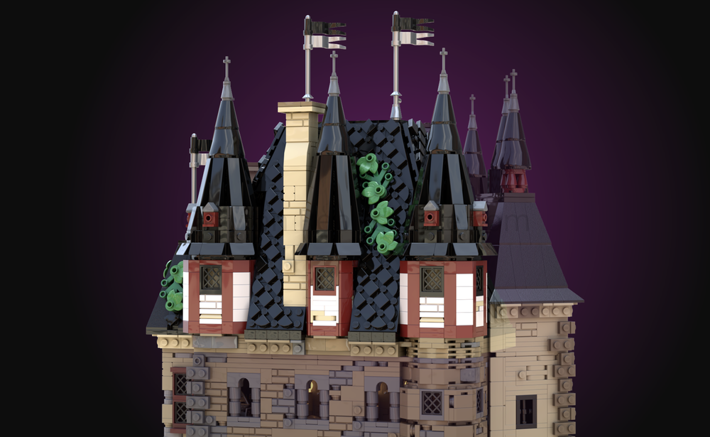 LEGO MOC The Main Tower roof - The Red Falcons' mountain fortress by ...