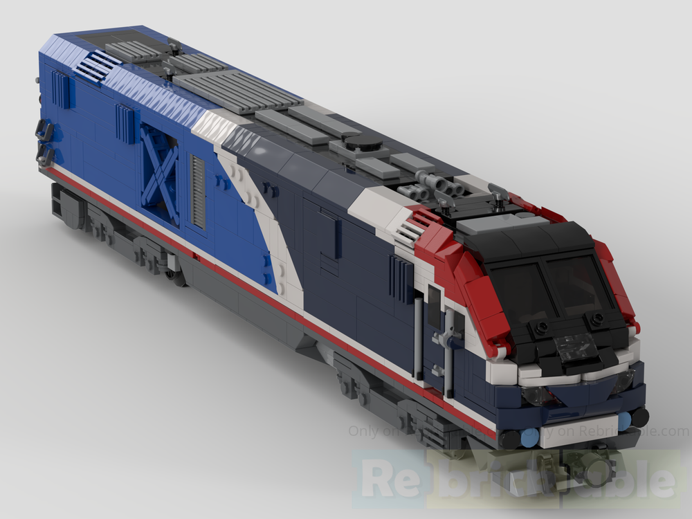 LEGO MOC ALC-42 'Charger' Locomotive by ABentMetrocard | Rebrickable ...
