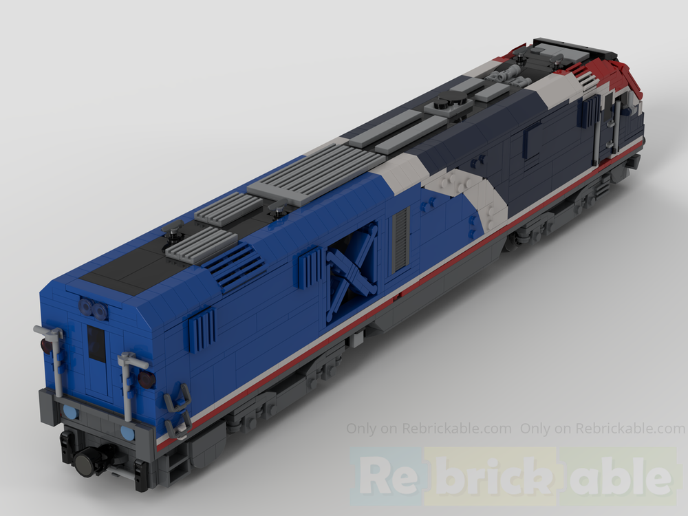 LEGO MOC-233405 ALC-42 'Charger' Locomotive by ABentMetrocard ...