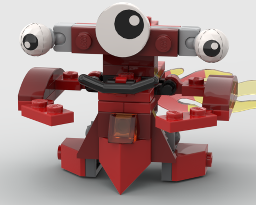 LEGO MOC Torry the Torch Alien by Gautman | Rebrickable - Build with LEGO