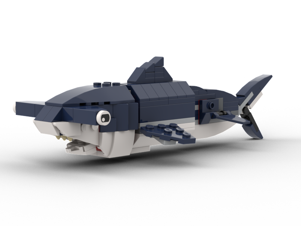 LEGO MOC hammerhead shark by TeunStijns | Rebrickable - Build with LEGO