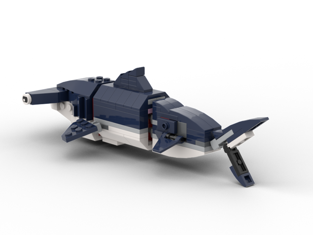LEGO MOC hammerhead shark by TeunStijns | Rebrickable - Build with LEGO