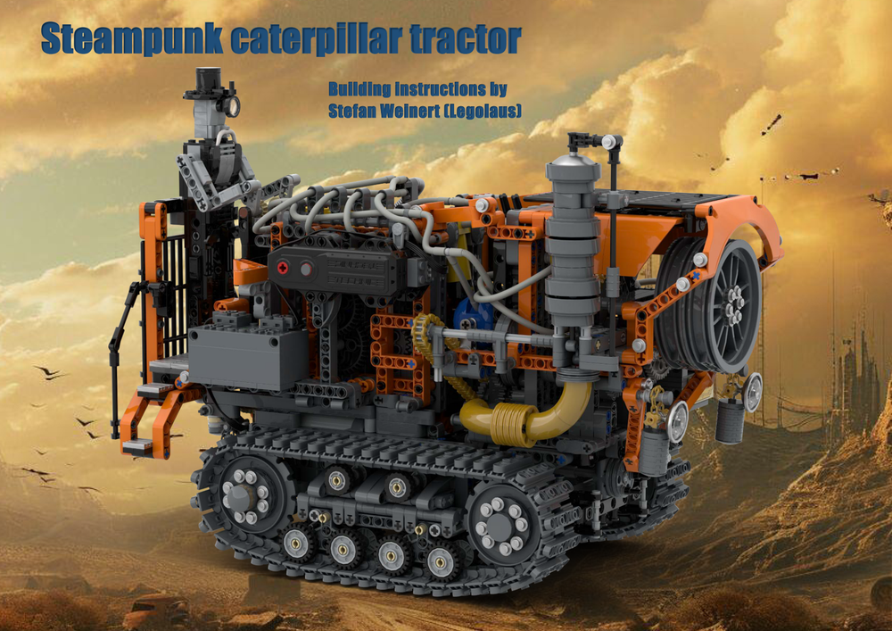 LEGO MOC-233465 Steampunk Caterpillar Tractor by legolaus | Rebrickable ...