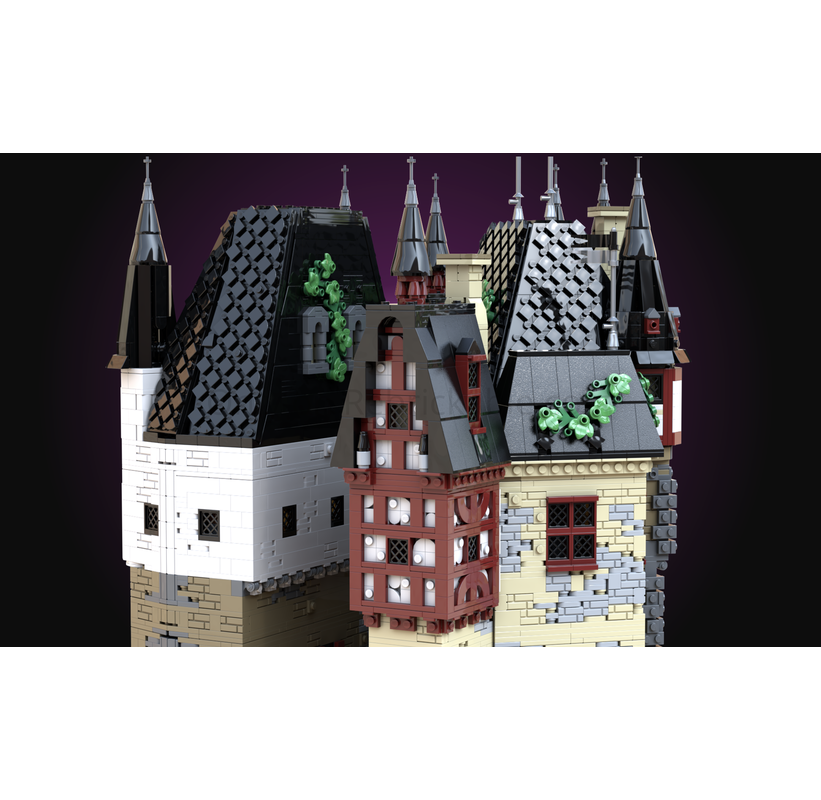 LEGO MOC-233474 The Staff tower roof - Red Falcons' mountain fortress ...