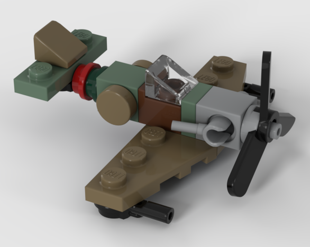 LEGO MOC WWII Micro Spitfire by ETblast000 | Rebrickable - Build with LEGO