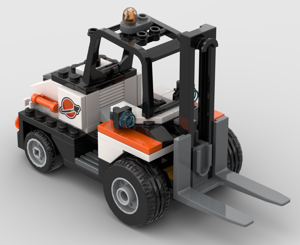 LEGO MOC-233479 City Space Forklift by Yumahummus | Rebrickable - Build ...