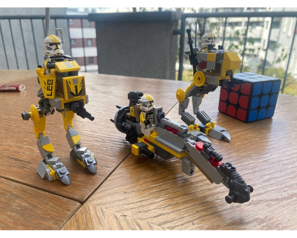 LEGO MOC-233483 2 AT-RT's and BARC speeder 75431 alt build by flowly ...