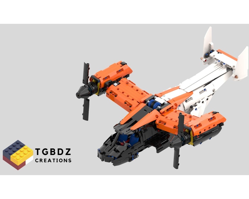 LEGO MOC-233496 42181 Alternate - V22 Bell Boeing Osprey by tgbdz ...