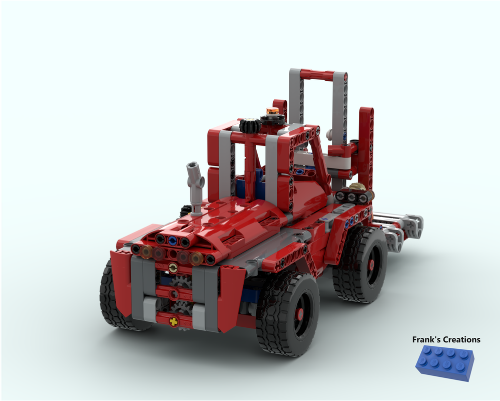 LEGO MOC 42075 C-Model Heavy duty forklift by Frank’s Creations ...