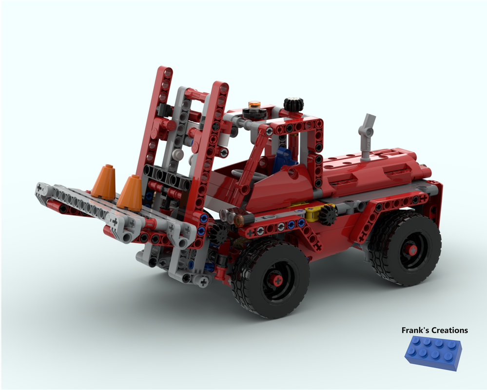 LEGO MOC 42075 C-Model Heavy duty forklift by Frank’s Creations ...
