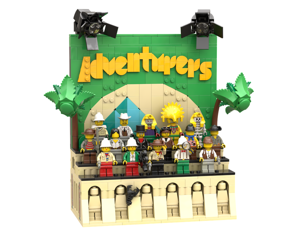 LEGO MOC Adventures Minifig Display! by tacotaco64™️ | Rebrickable ...