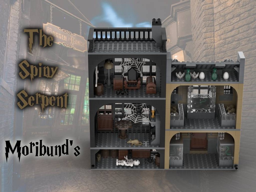 LEGO MOC Knockturn Alley: The Spiny Serpent & Moribund's by Mystical95 ...
