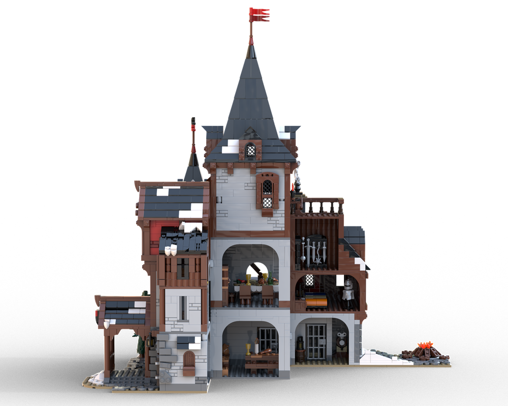 LEGO MOC-233536 Wolf Lord`s Castle by Legat_Of_Legion | Rebrickable ...