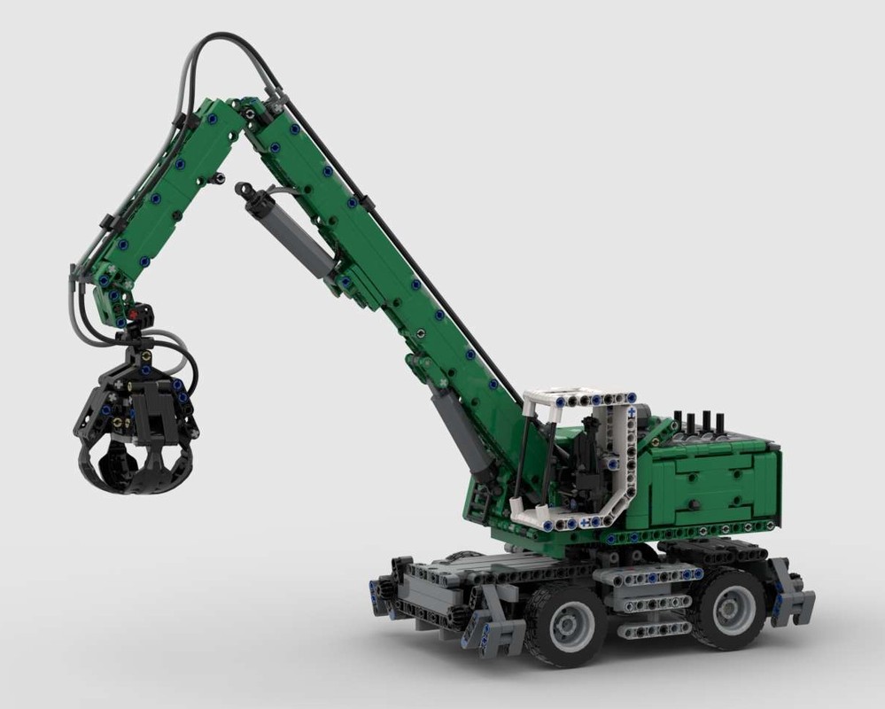 LEGO MOC material handler 817E Sennebogen 1:21 by crazy_technic ...