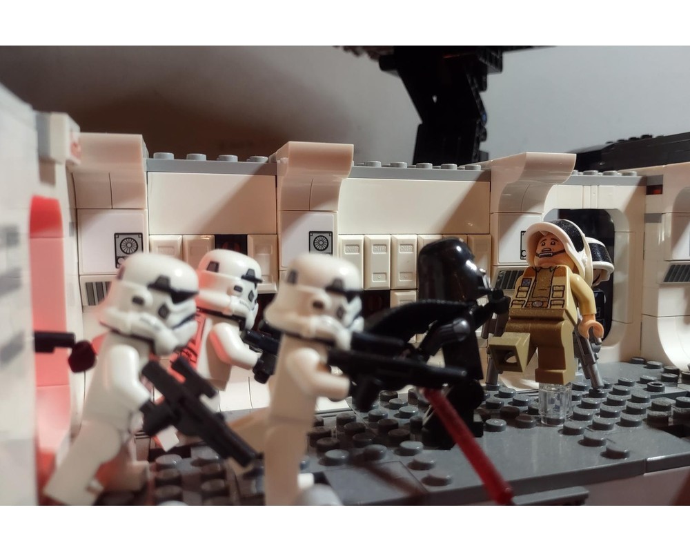 LEGO MOC-233541 Boarding Tantive IV Display Stand Modification by ...