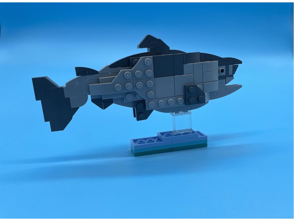 LEGO MOC King Salmon Fish Model by legoartist808 | Rebrickable - Build ...