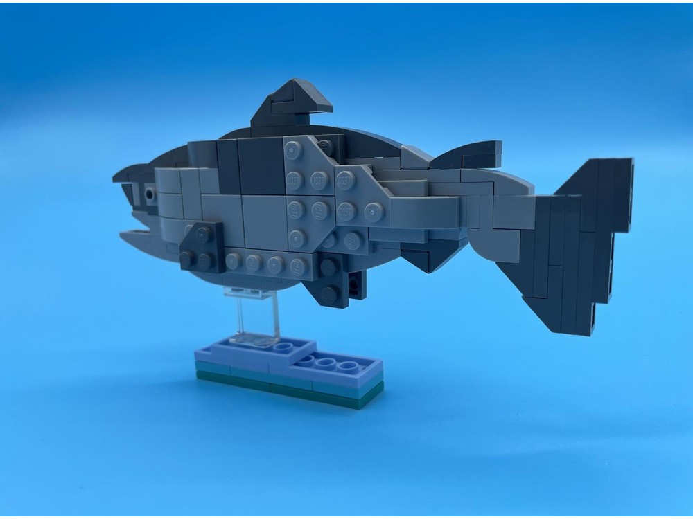 LEGO MOC King Salmon Fish Model by legoartist808 | Rebrickable - Build ...