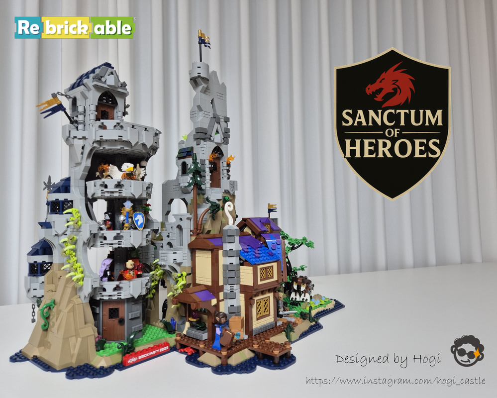 LEGO MOC Sanctum of Heroes (21348 Add-on) by Hogi_castle | Rebrickable ...
