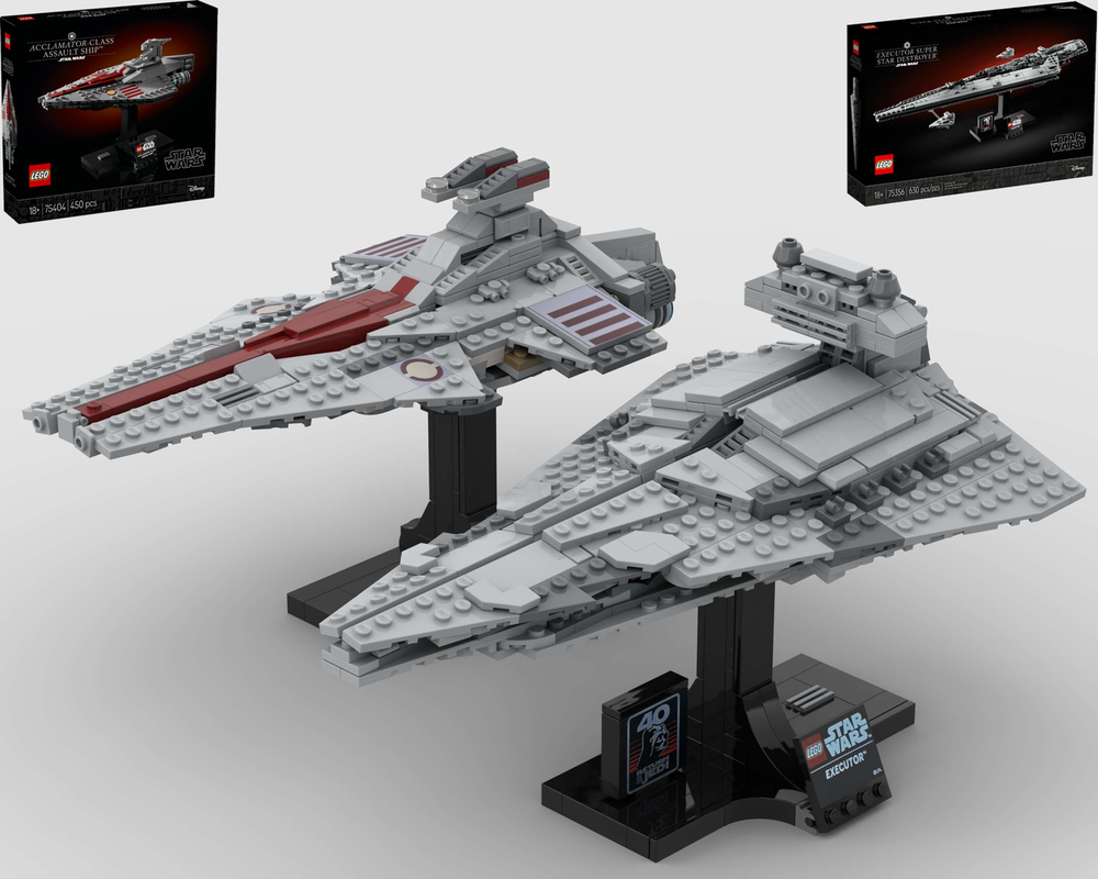 LEGO MOC-233609 Star-Destroyer Midi-scale Alternate Builds Bundle ...