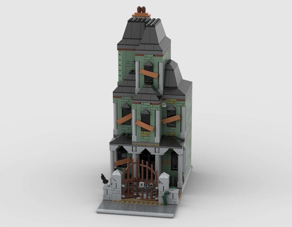 LEGO MOC Haunted Mansion Modular by brickmanspark | Rebrickable - Build ...