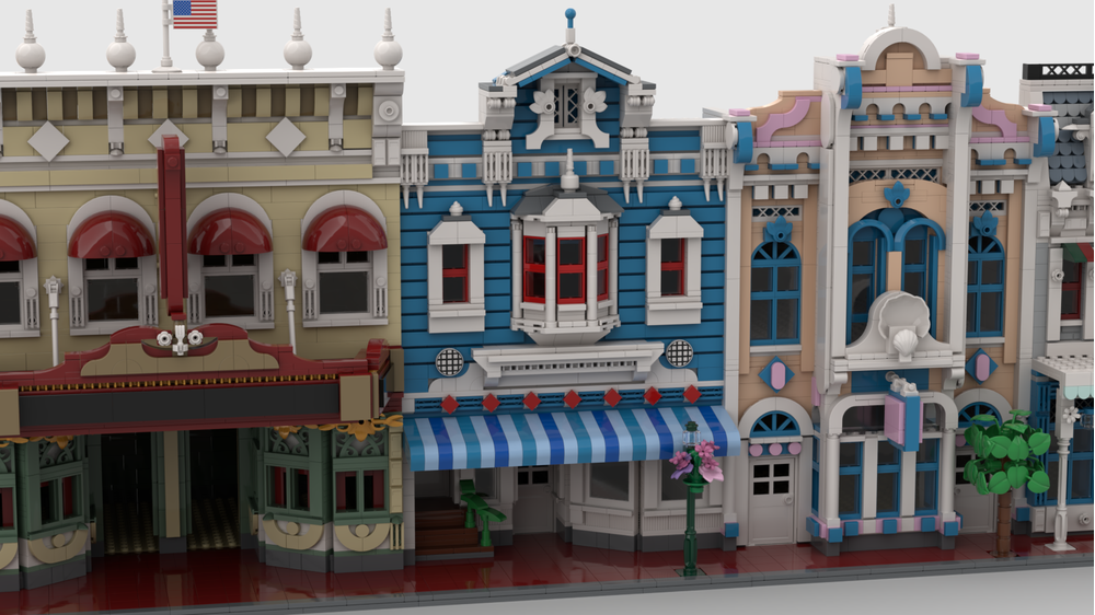 LEGO MOC MOC - Magic Kingdom Confectionary: Third Facade by WDWBricks ...