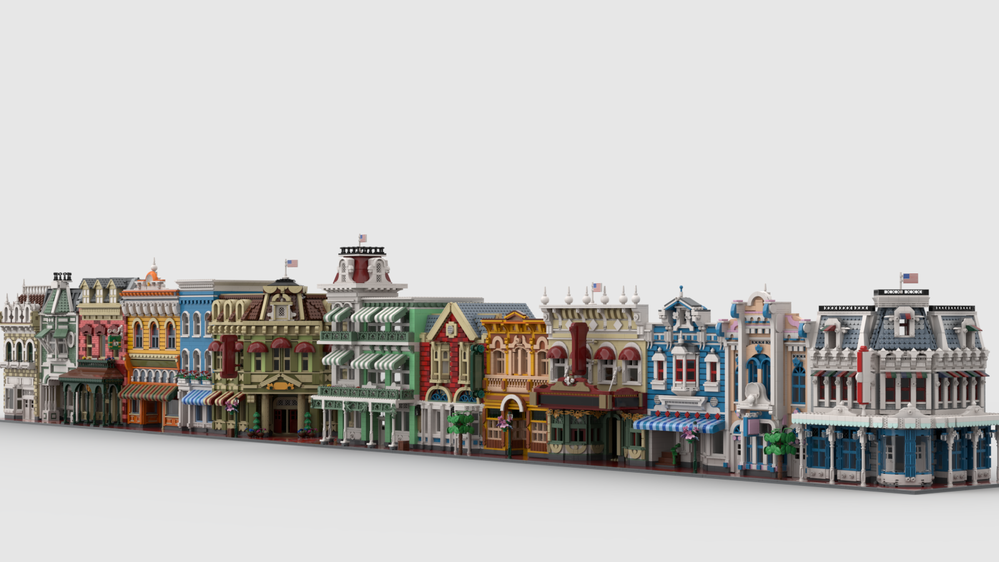 LEGO MOC MOC - Magic Kingdom Confectionary: Third Facade by WDWBricks ...