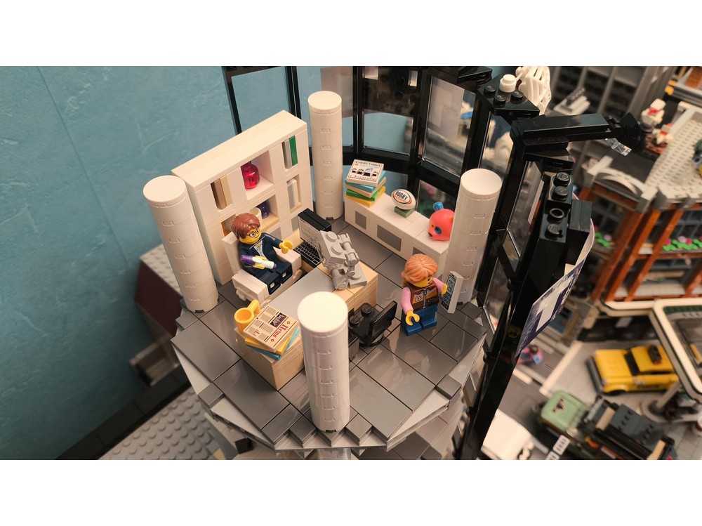 LEGO MOC Tour TF1 (TV Tower / Cylinder Tower) by MathieuBlox ...