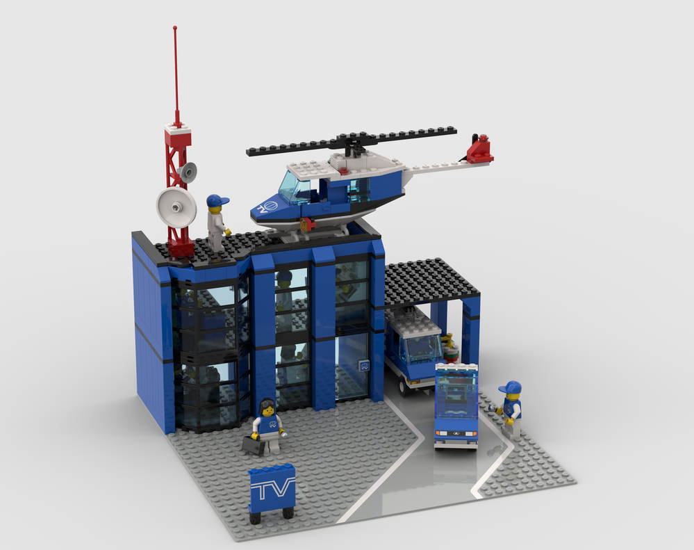 LEGO MOC News Studio by Friggityfrag7 | Rebrickable - Build with LEGO