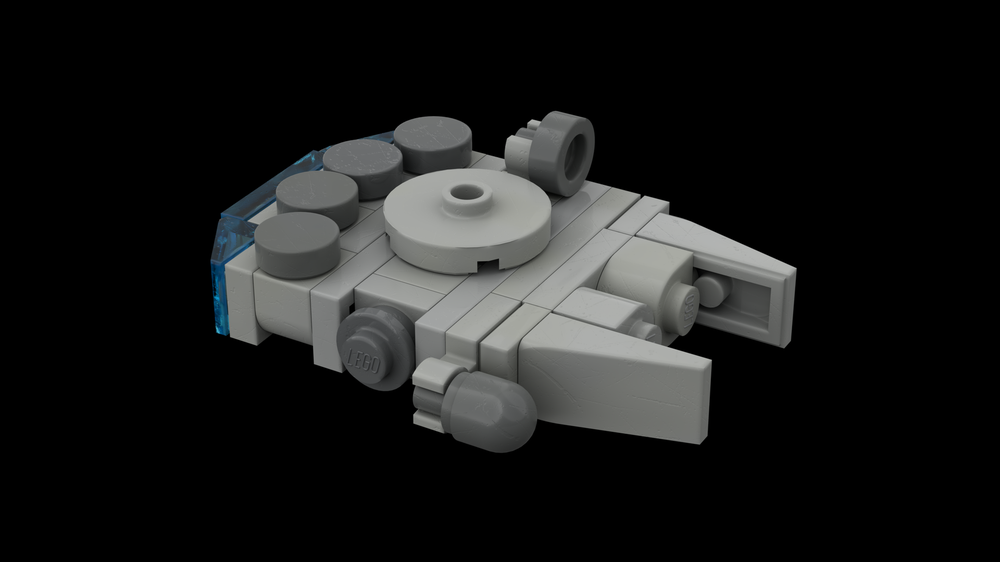 LEGO MOC-233687 Mini Millennium-Falcon by sr2Normandy | Rebrickable ...
