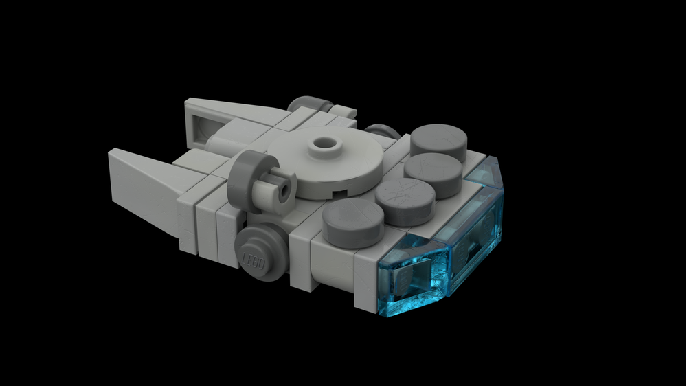 LEGO MOC-233687 Mini Millennium-Falcon by sr2Normandy | Rebrickable ...