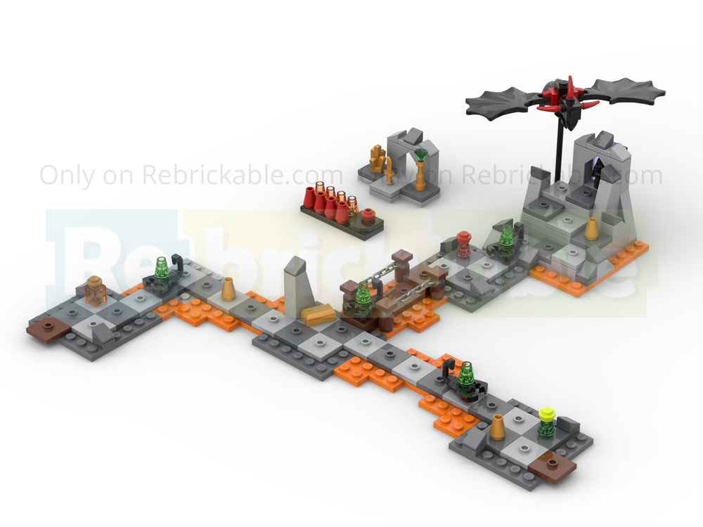 LEGO MOC-233692 Lava Lake Portal (from Heroica Plus expansion) by ...