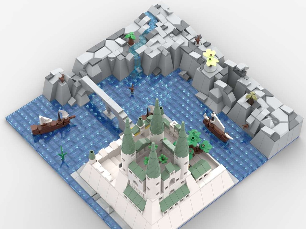 LEGO MOC The white citadel by silenfu | Rebrickable - Build with LEGO