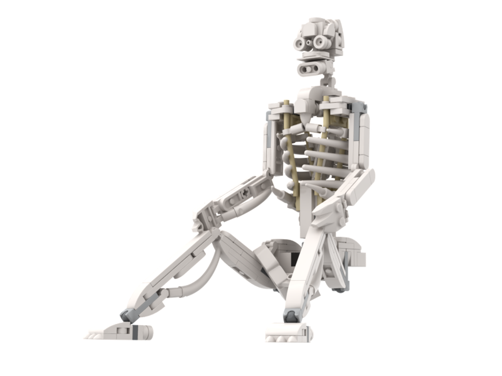 LEGO MOC Human skeleton by jemunoz0 | Rebrickable - Build with LEGO