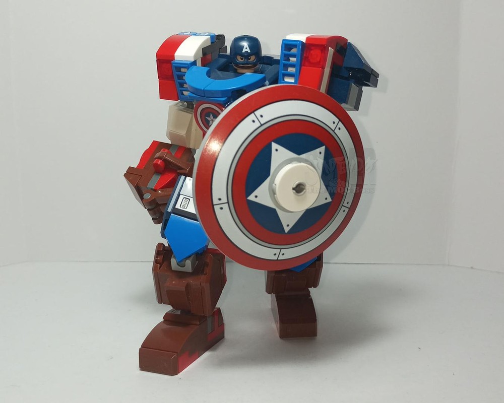 LEGO MOC-233701 Captain America Mech Armor Upgrade by Vintend0 ...