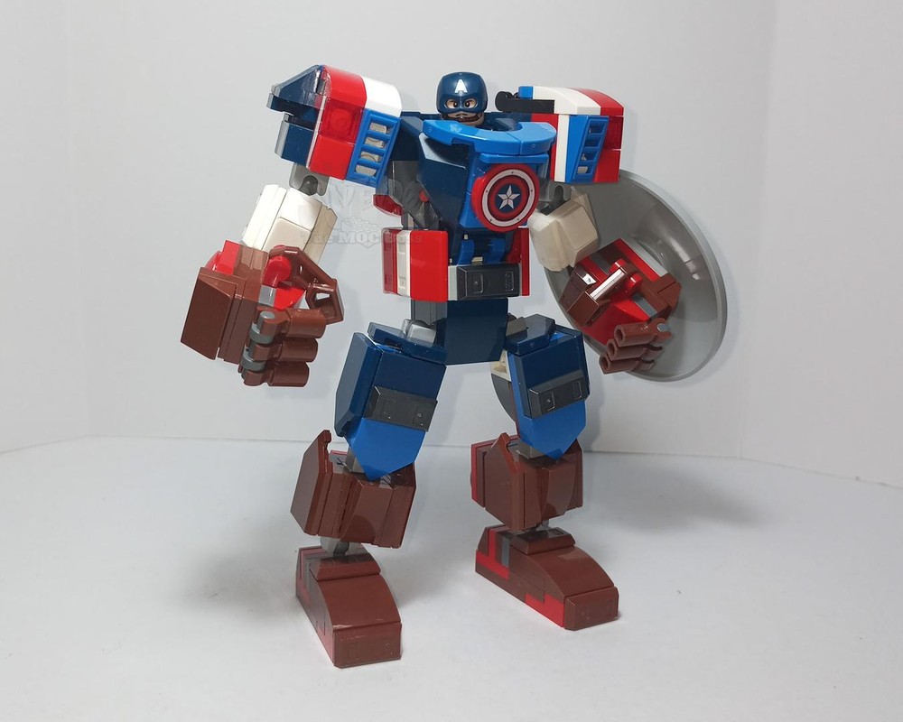 LEGO MOC-233701 Captain America Mech Armor Upgrade by Vintend0 ...