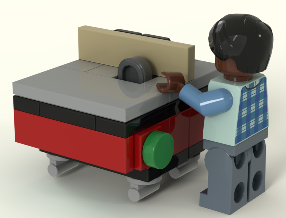 LEGO MOC-233713 Jobsite Table Saw by BradRonni | Rebrickable - Build ...