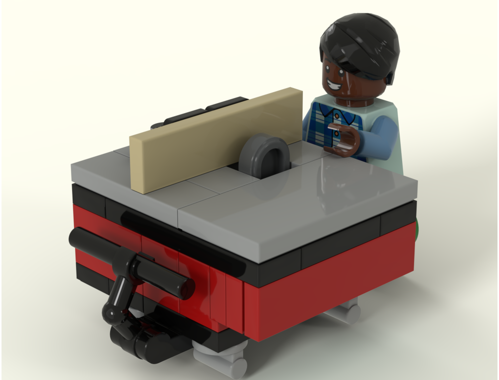 LEGO MOC Jobsite Table Saw by BradRonni | Rebrickable - Build with LEGO
