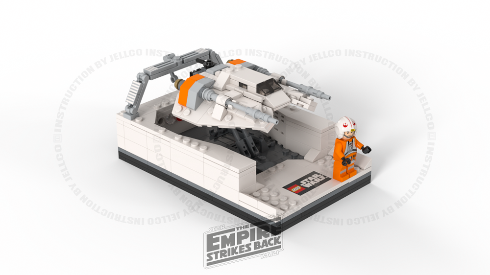 LEGO MOC-233725 Micro T-47 Snowspeeder 2025 Renewed Version by jellco ...