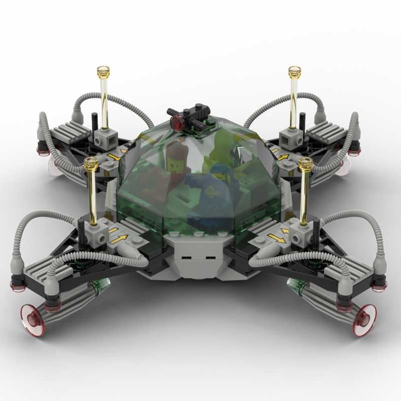 LEGO MOC MOC-0044 classic UFO by KILDET | Rebrickable - Build with LEGO
