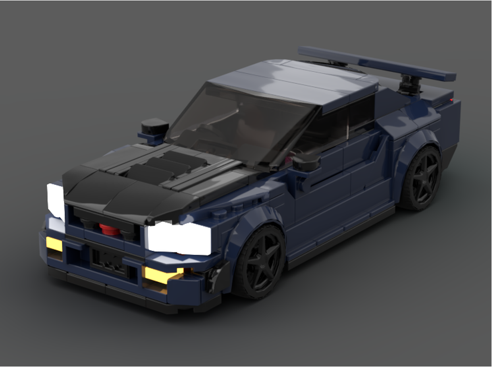 LEGO MOC nissan gt-r r34 by RacerBricks | Rebrickable - Build with LEGO