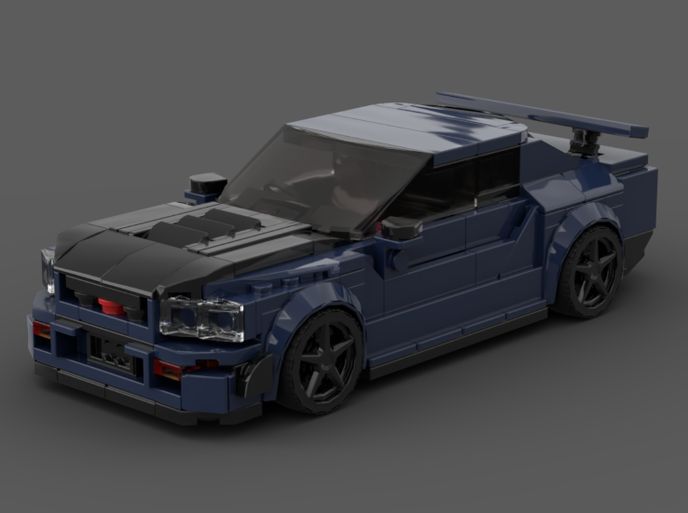 LEGO MOC nissan gt-r r34 by RacerBricks | Rebrickable - Build with LEGO