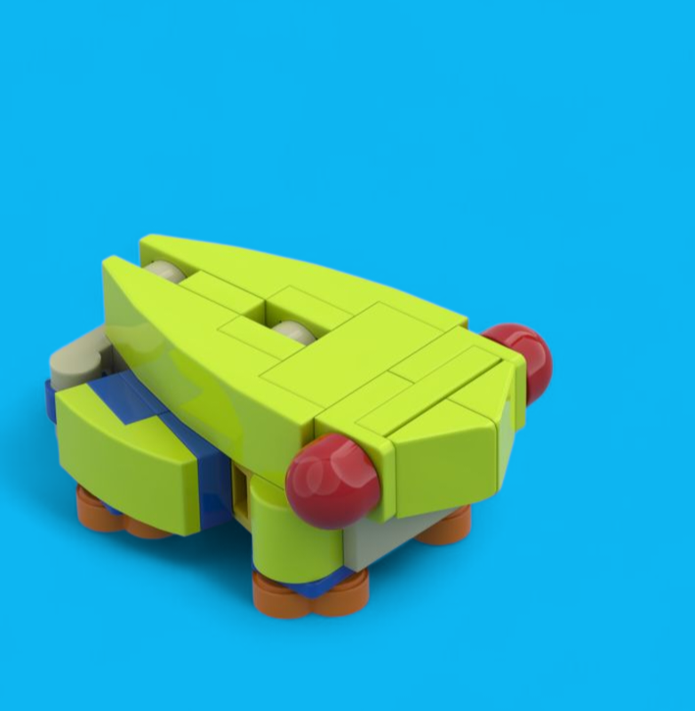 LEGO MOC-233782 Red Eye Tree Frog by Danielbrickson | Rebrickable ...