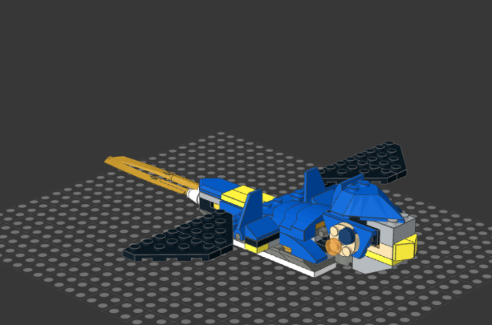 LEGO MOC Bird (Jay's Lightning Evo MOC) by AJZoom | Rebrickable - Build ...