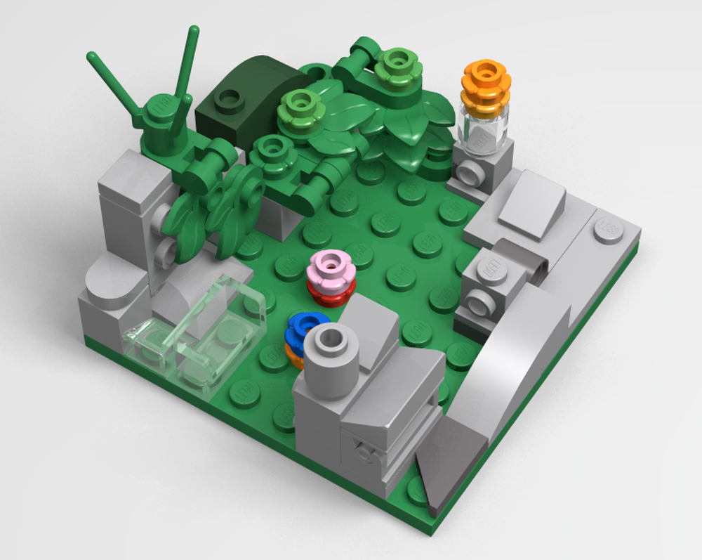 LEGO MOC Kirby and the forgotten land diorama by FJdude | Rebrickable ...