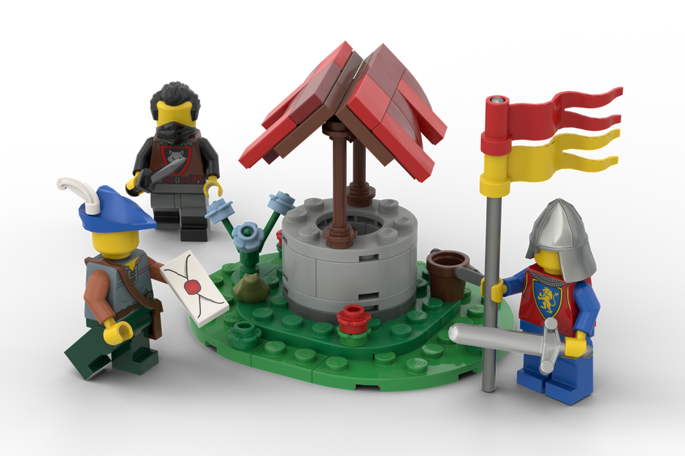 LEGO MOC Small medieval well by mrchovo | Rebrickable - Build with LEGO